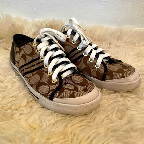 Coach | Shoes | Coach Monogram Sneakers Fashion Shoes | Poshmark